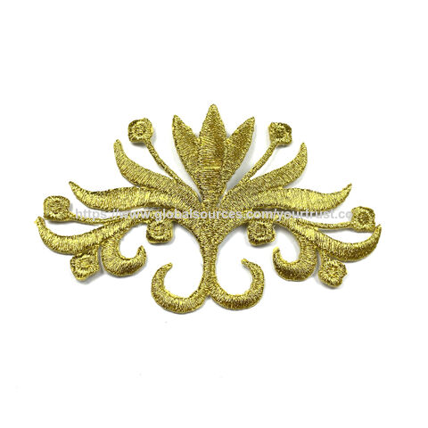 Buy Wholesale Taiwan Lurex Embroidered Motifs, Applique/motifs For ...