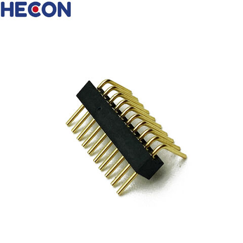 Buy Wholesale China 2.0mm Machined Pin Header Dual Row Right Angle H2.8 ...