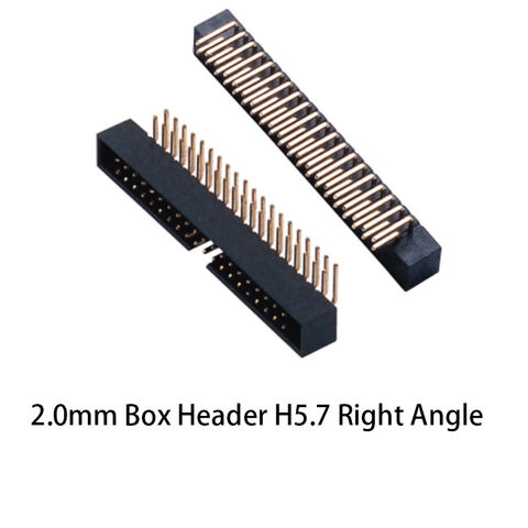 Buy Wholesale China 2.0mm Box Header H5.7 Right Angle Type Pcb ...