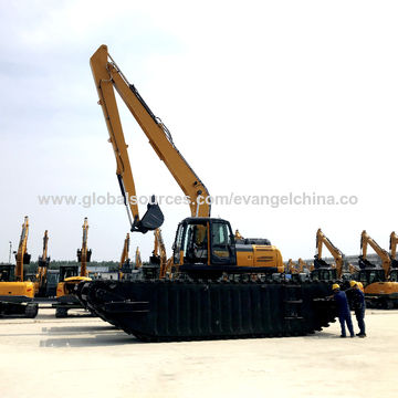 Hot Sale 0.93cbm Bucket Amphibious Excavator Xe215s With Floating ...