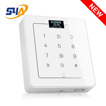 Touch Screen Keypad Door Entry Fashion White Standalone Access Control ...