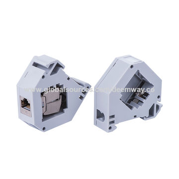 Buy Wholesale China Din Rail Adapter For Rj45 Keystone Jack & Din Rail ...