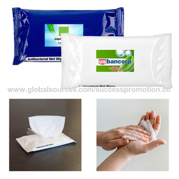 Buy Wholesale China Promotional Antibacterial Sanitizer Wet Wipes 10pcs ...