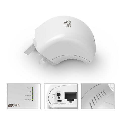 China AC750 Wireless 2.4GHz 5G Dual Band Outdoor Wireless Repeater with ...