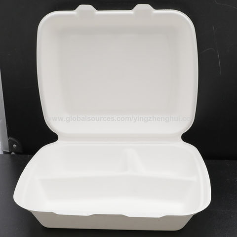 Buy Wholesale China Disposable Bagasse Sugarcane Take Away Lunch Box 8 ...