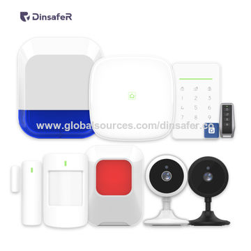 China Dinsafer ® WIFI+LAN+GSM 4G LTE Alarm System, smart home, wireless ...