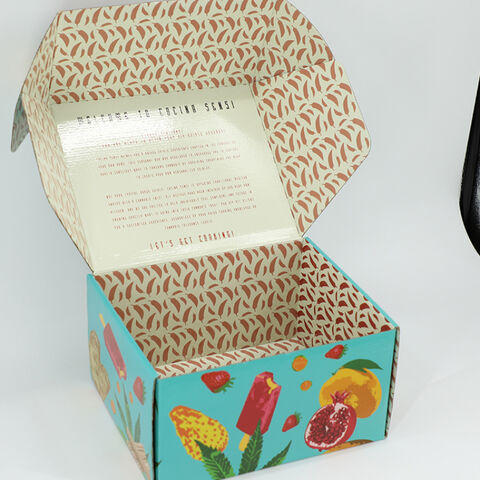 Food display boxes, new design customized corrugated packaging box made ...