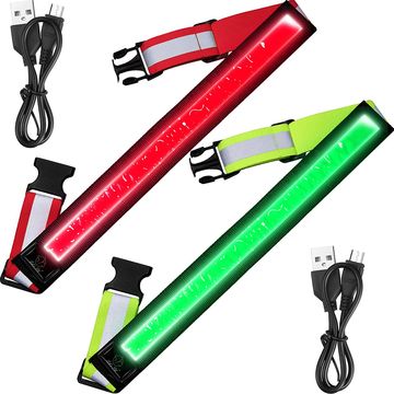 China LED Reflective Belt Rechargeable Waist Belt Visibility Reflective ...