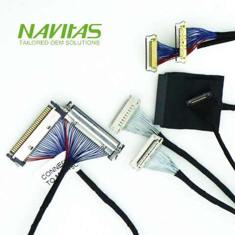Taiwan Coaxial FI-X 30pin I-Pex 20846-03T 20454 Coaxial LVDS Cable ...