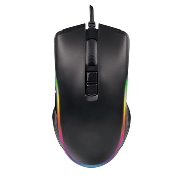 China New design ergonomic chromatic RGB wired gaming mouse with high ...