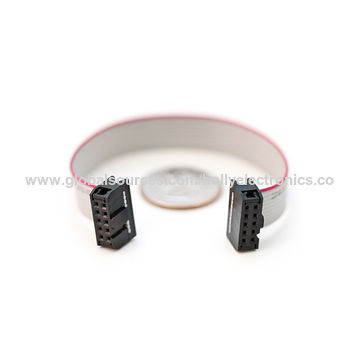 China IDC Wire Electrical Cable Assembly 2.54mm Pitch flat Ribbon Cable ...