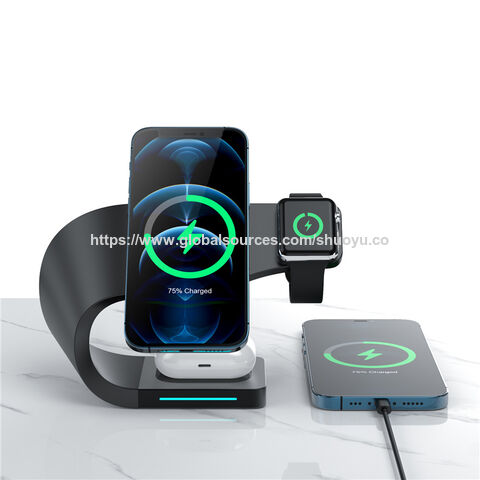 Buy Wholesale China Oem 4 In 1 Fast 15w Phone Wireless Charger Stand ...