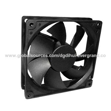 China 92mm/92x92x25mm/12/24V small DC brushless computer CPU axial fan, 5V, ED9225S/B/12H-2 ...