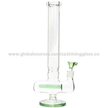 China 2021 Latest Glass Bong Glass Water Pipe Straight Tube Inline ...