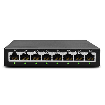 China 8 Ports 10/100/1000mbps MINI Desktop Gigabit Unmanaged Switch ...