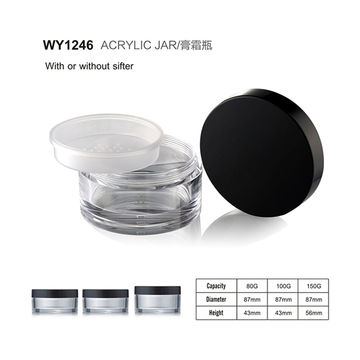 Winpack Hot Sale Empty 80g 100g 150g Acrylic Cosmetic Jar Cream Face ...