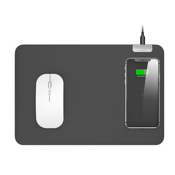 China PU Leather Mouse Pad Charger Mouse Pads Charger Portable Mousepad ...