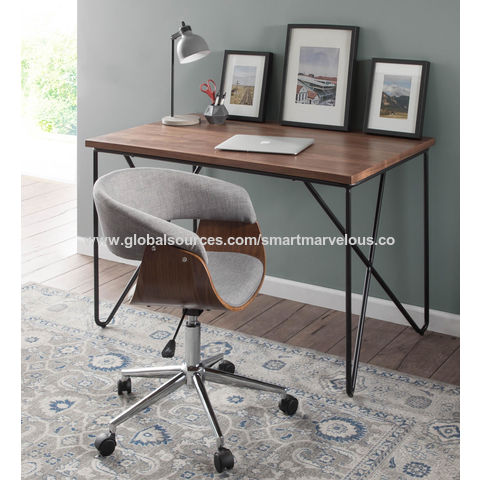 Buy Wholesale China Home Office Task Chair With Wood Back & Office ...