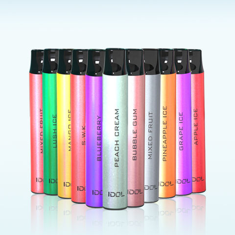 China 2021 E Cig 600puffs 5% Disposable Vapepen HZKO Idol Vape ...