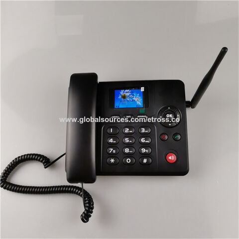 China 4G Desktop phone sim card 4G FWP Fixed Wireless Telephone on ...