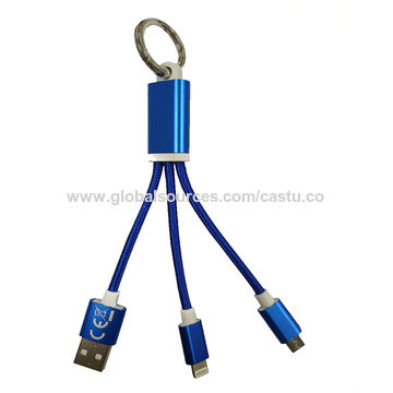 Buy Wholesale China Customize Usb Keychain Charge Cable, Usb Cable ...
