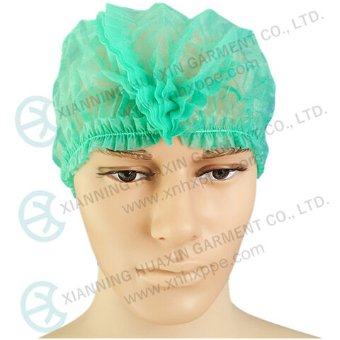 China Green blue white color patient doctor cap disposable on Global ...