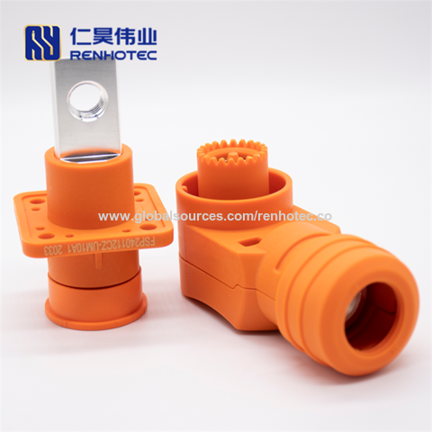 Energy Storage connector Single Pin 12mm of 350A Right Angled Plug And ...