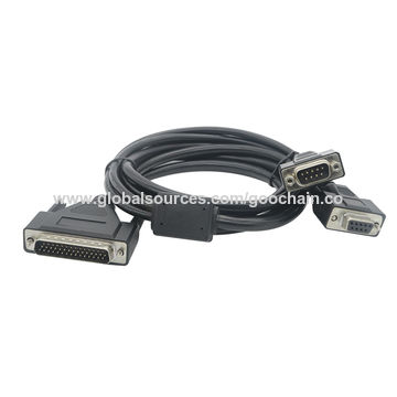 Buy Wholesale China Db44 Male To Serial Db9 Male 2 Way Splitter Cable ...