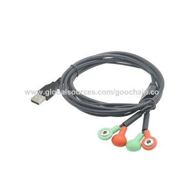 Buy Wholesale China Usb Am To 2.5mm Ecg Snap, Usb 4 Ways Y Splitter ...