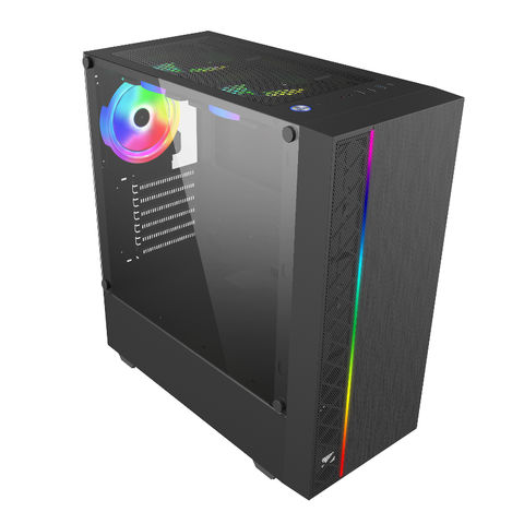 China Front plastic panel atx horizontal full tower computer case on ...