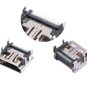 China Straight HDMI-compatible plugs Male Connector Gold Plated Splint ...