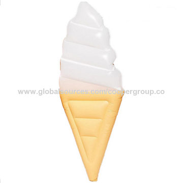 China Summer hot sale inflatable ice cream cone pool inflatable float ...