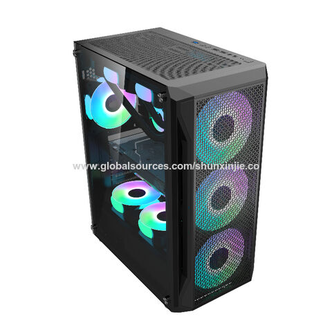 Buy Wholesale China Computer Case Gaming Mid Tower Rainbow Desktop Pc ...