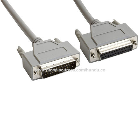 China SCSI Cable, DB25 Male to Female D-Sub connectors Serial Parallel ...