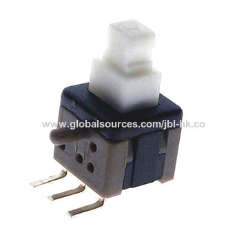 China Push Switch with Lock/Non-lock function , DC50V 0.5A current ...