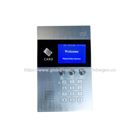 Audio Intercom System With Touch Button Tft Display Screen & Swiping ...