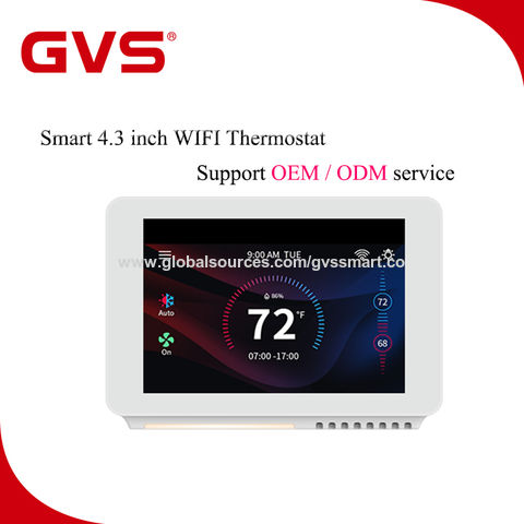 Buy Wholesale China The Best Oem Odm Hvac 4.3inch Smart Wifi Thermostat ...