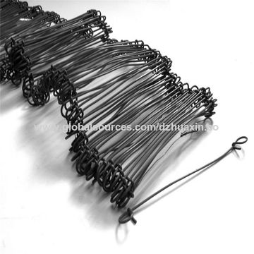 China Steel wire ties 12'', double loop galvanized on Global Sources ...