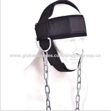 Buy Wholesale China Neck Exercise Trainer Fitness Head Strap Adjustable ...
