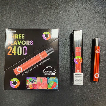 China 3 in 1 Salt Switch Vape Disposable E-Cig with 6ml E Liquid 2400 ...