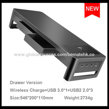 Buy Wholesale China Monitor Laptop Stand Riser Aluminium Desk Organizer ...