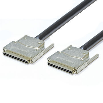 SCSI 100Pin VHDCI 100Pin Male cable with Metal Hood 1M For computer ...
