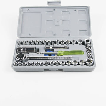 Buy Wholesale China 40pcs Adjustable Ratchet Socket Set Ratchet Wrench ...