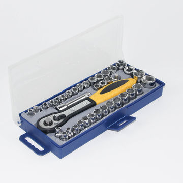 38pcs Adjustable Ratchet Socket Set Ratchet Wrench - China Wholesale ...