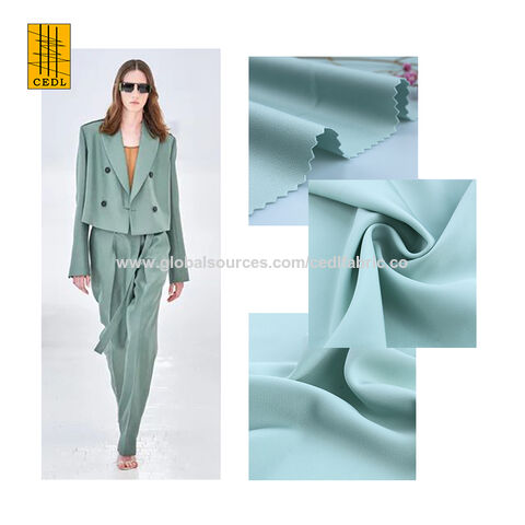 Buy Wholesale China High Quality 100% Pure Polyester Fabric Yard Dyed ...