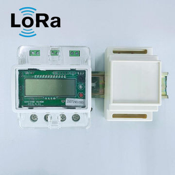 China Single phase rail type intelligent meter Smart IOT energy meter ...