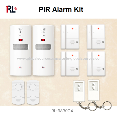 China Alarm System,Wireless home security system with PIR sensor, Door ...