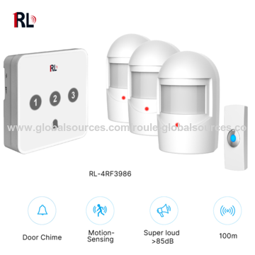 PIR Alarm, PIR sensor, Wireless Home Security Driveway Alarm Entry ...