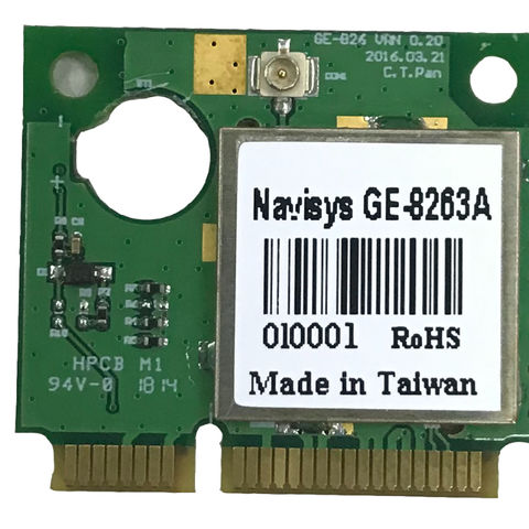 Taiwan GE-826 with u-blox M8, GNSS PCI Express Half-Mini Card w/ I-PEX ...