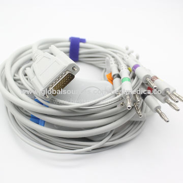 China Compatible for Zoncare EKG Cable 10Lead ECG Zoncare Monitor 26Pin ...